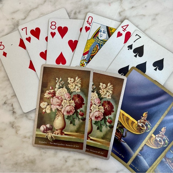 Vintage | Games | Vintage Midcentury Playing Card Set | Poshmark